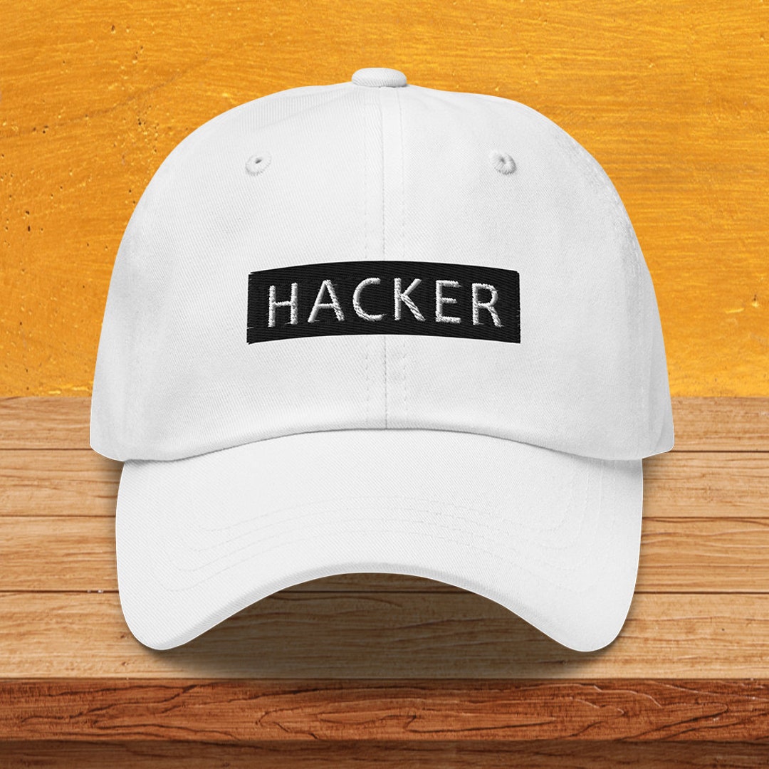 Hacker Dad Hat, Embroidered Gamer Baseball Cap, Geek Hat, Gearhead Gift ...
