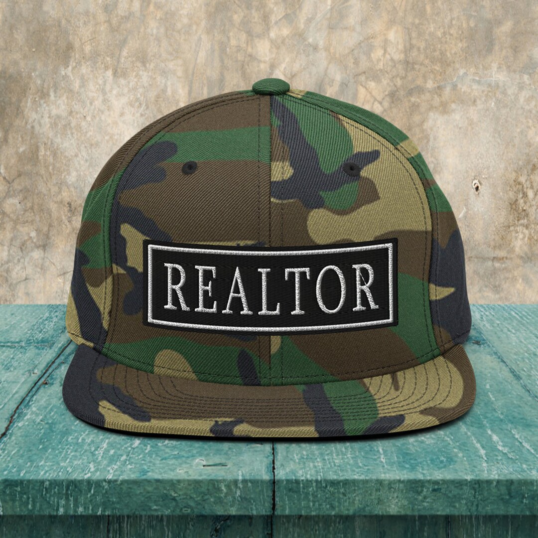 Realtor Classic Snapback Hat, Embroidered Baseball Cap, Real Estate ...