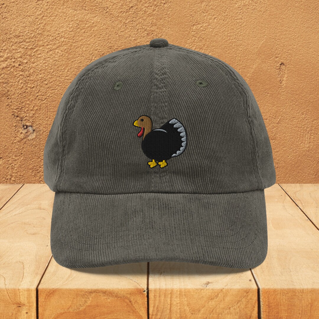 Turkey Vintage Corduroy Cap Embroidered Turkery Hat - Etsy