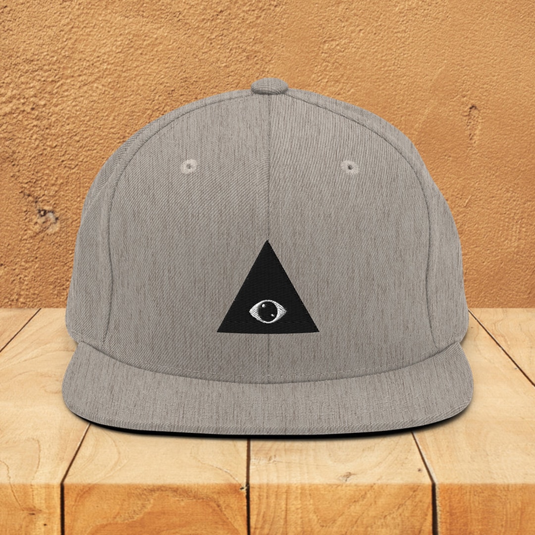 Evil Eye Snapback Hat: Masonic Eye of Providence Embroidery - Etsy