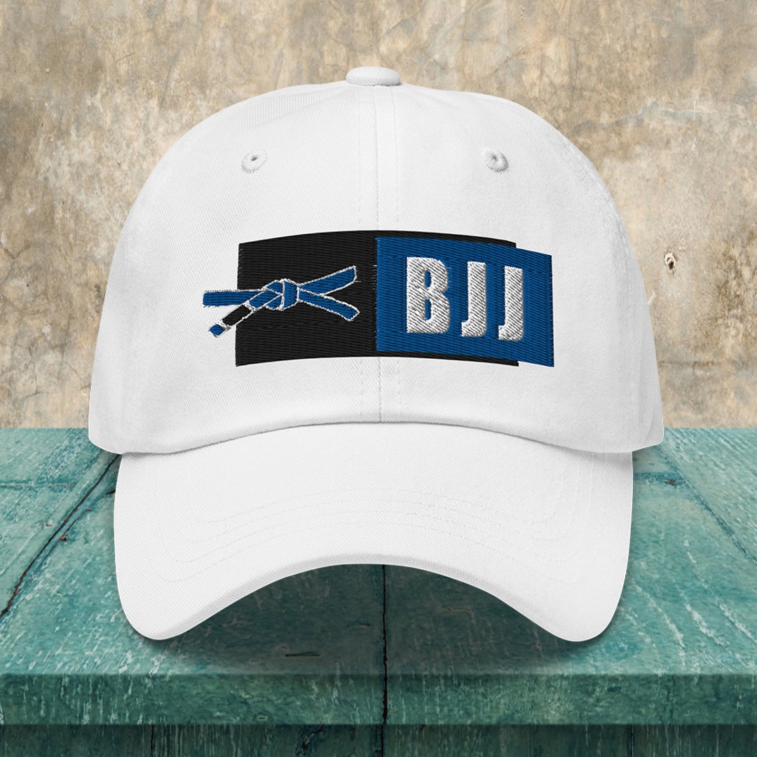 BJJ Blue Belt Dad Hat | Embroidered Brazilian Jiu-jitsu Cap | Martial ...