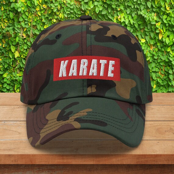 Karate Hat Embroidered Karate Baseball Cap Mens Womens - Etsy
