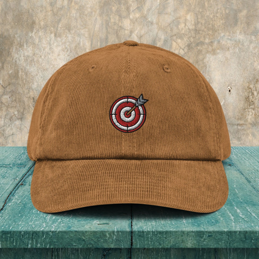 Archery Corduroy Hat, Archer Embroidered Dad Hat, Bowman Gift, Archery ...