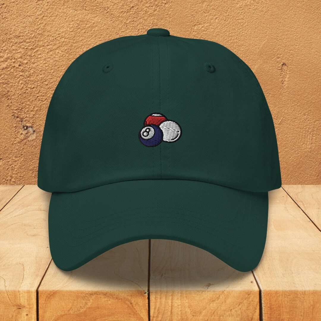 Billiard Balls Dad Hat, Embroidered Cap, Pool Player Gift, for Men, for ...