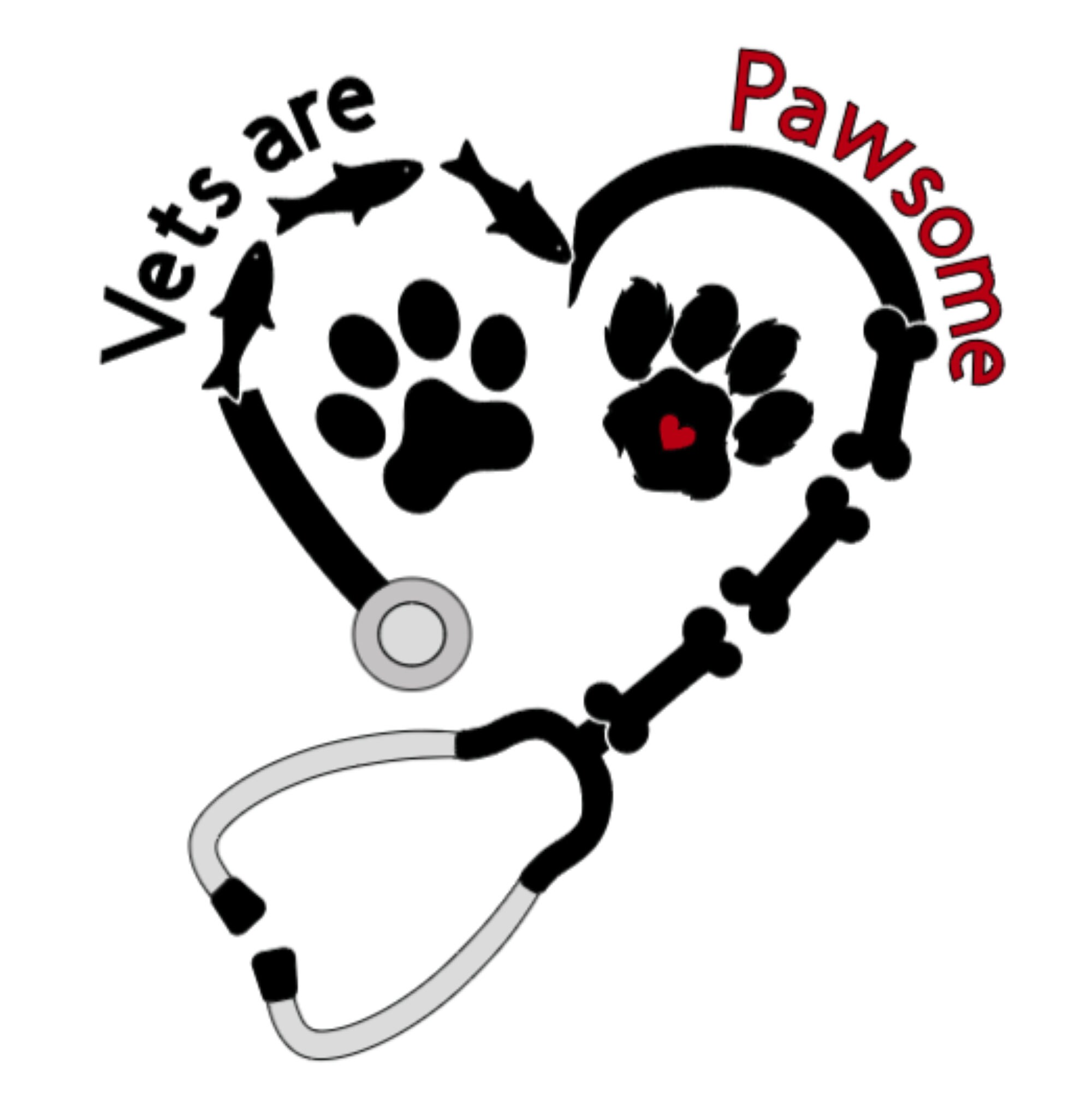 Vets are awesome Vets are pawsome Vets animals | Etsy