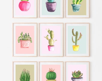 Bright Fun Wall Art | Etsy