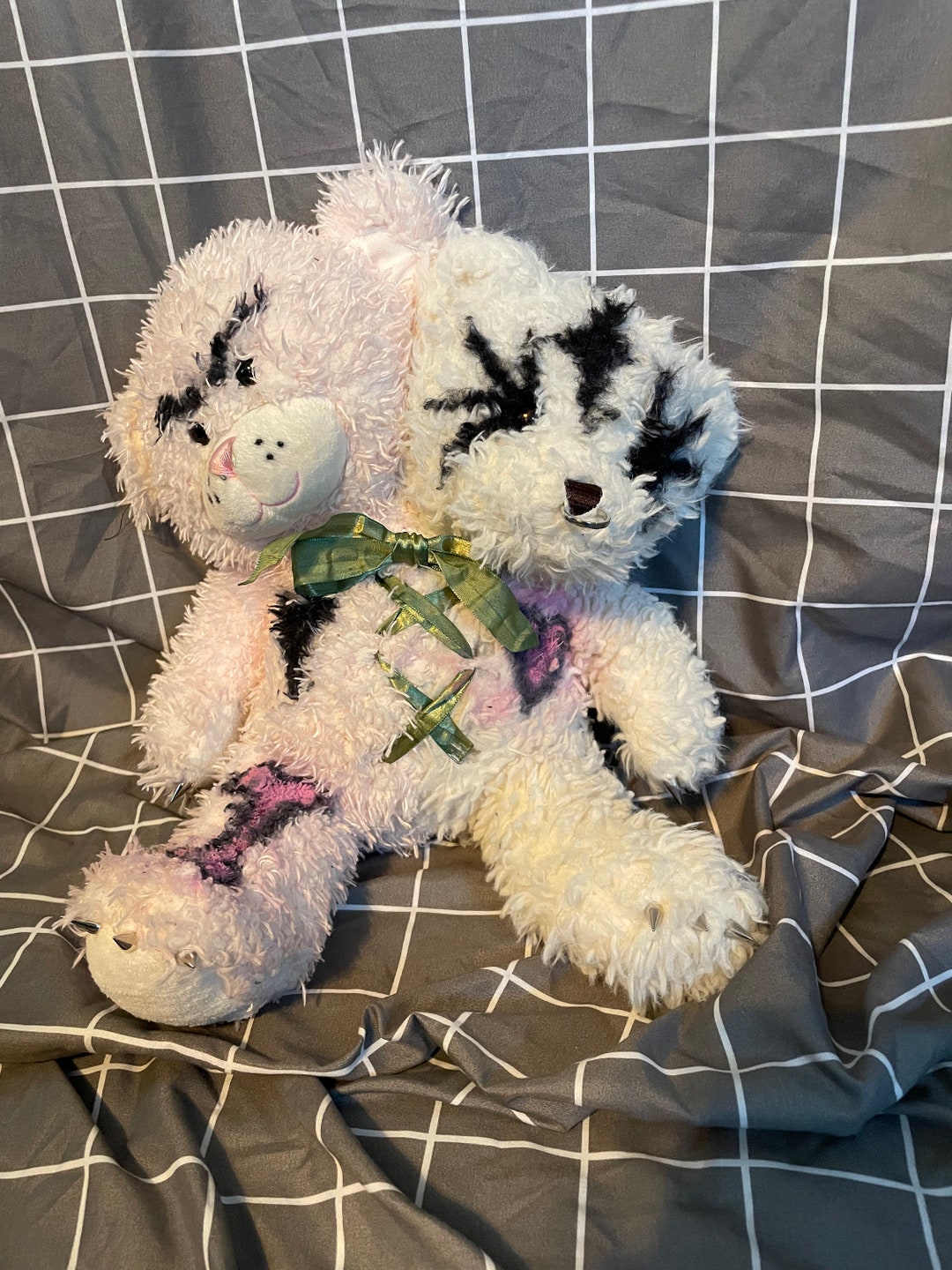 Weird Two Headed Bear Plush - Etsy