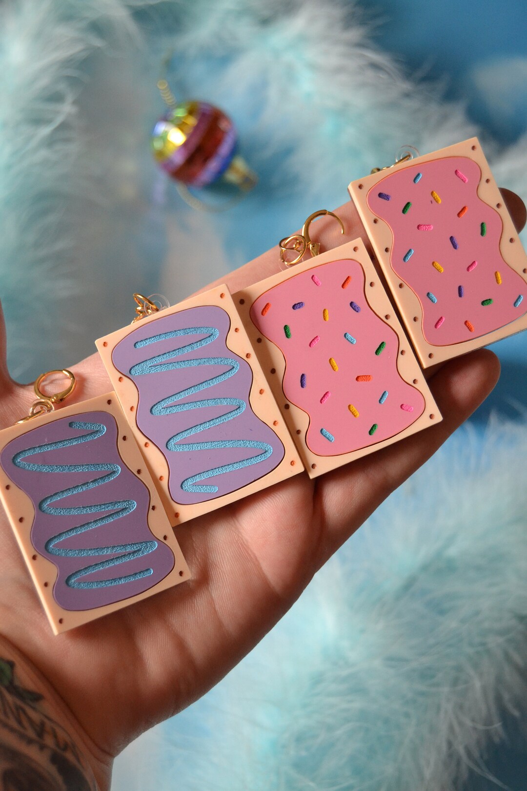 Acrylic Pop Tart Breakfast Pastry 90s Y2K Nostalgic Snack Food ...