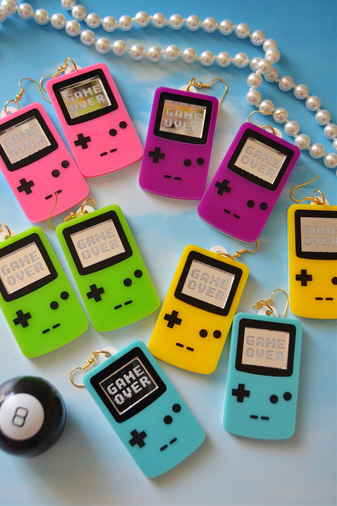 Acrylic Game Boy Personal Gamer Toy 90s Kid Nostalgic Video Game ...