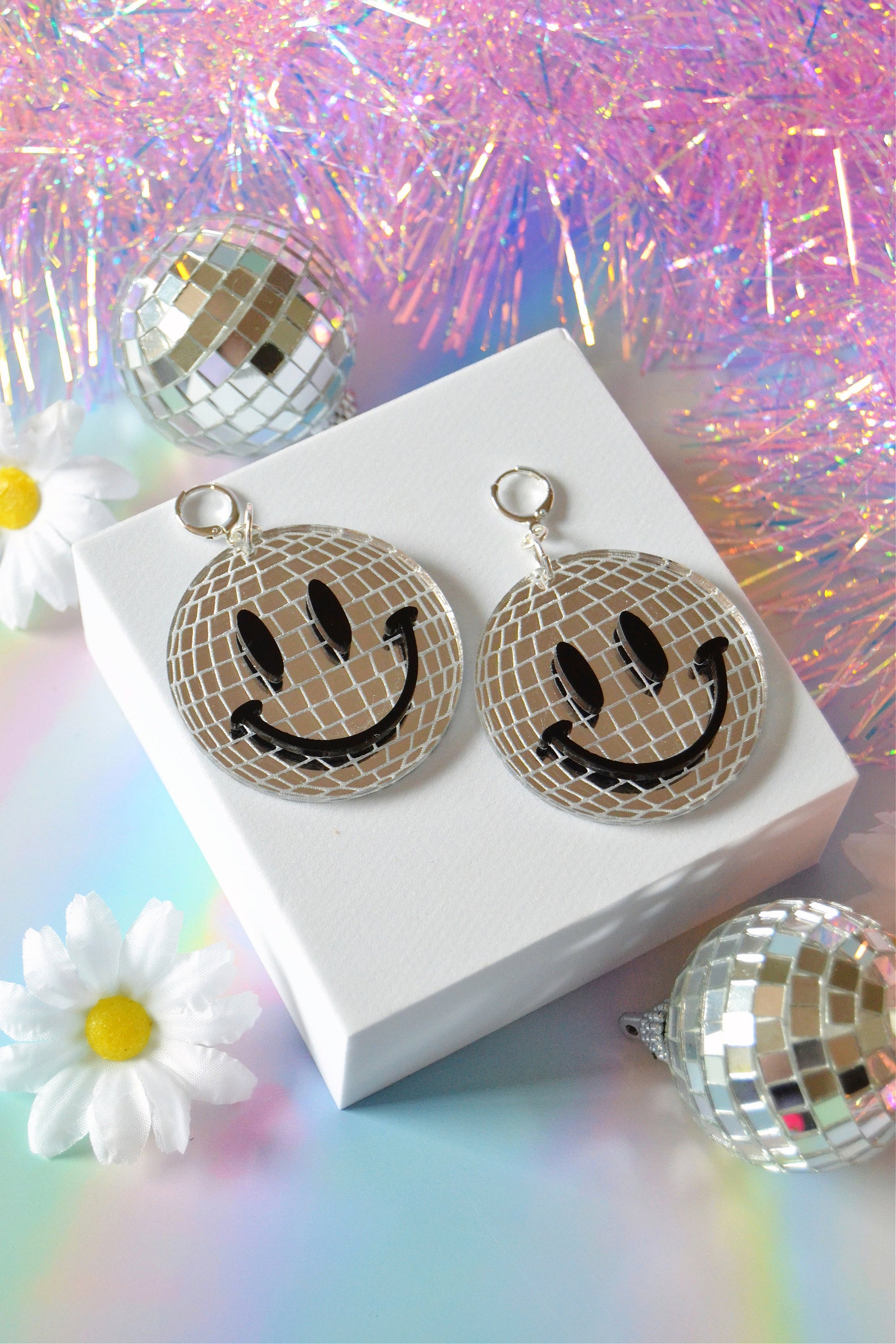 Acrylic Disco Smiley Happy Face Groovy 70s Retro Dancing Queen - Etsy
