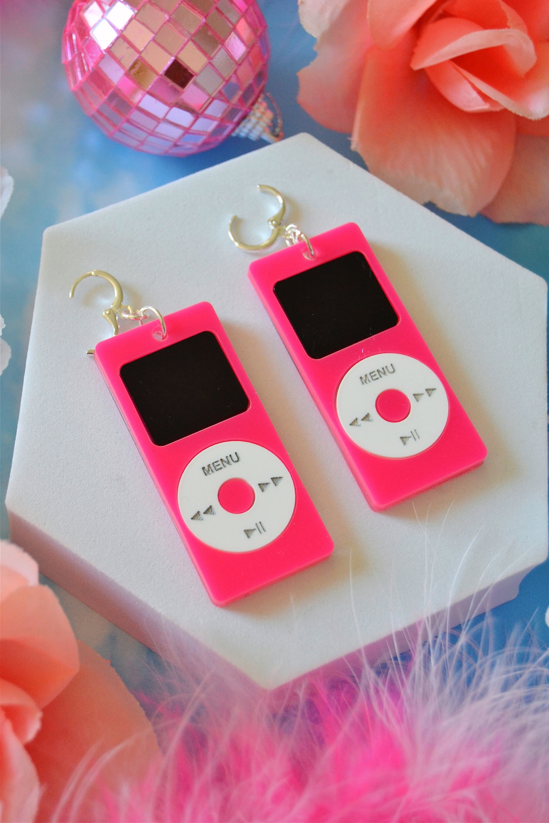 Acrylic Mini Digital Music Player Y2K 2000s Aesthetic Statement ...