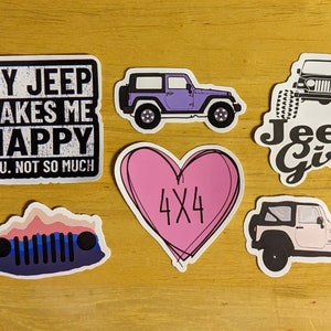 Jeep Stickers - Etsy