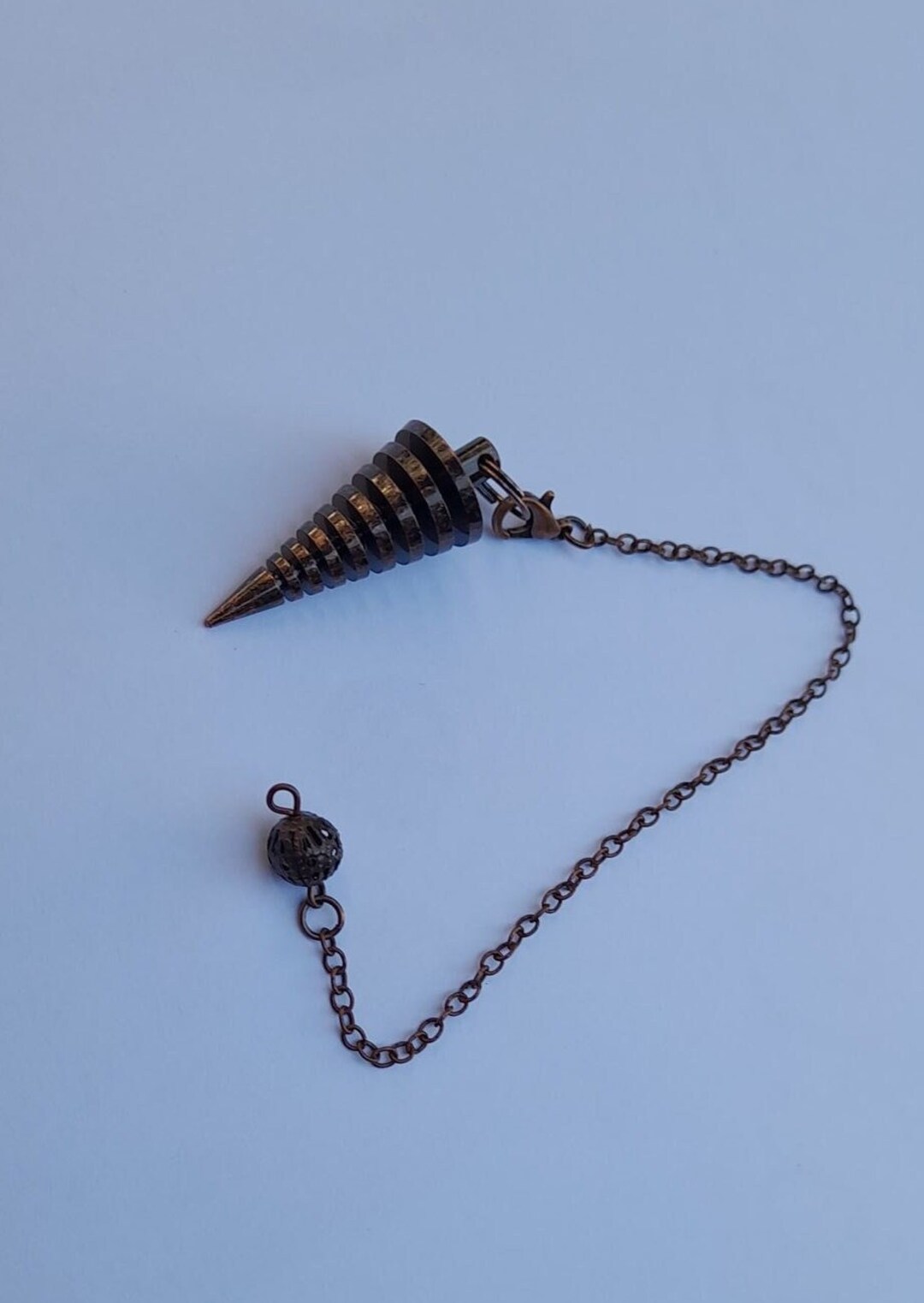Pendulum Cone of Dowsing Bronze Color - Etsy
