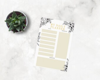 Floral To-do List Printable Printable Planner - Etsy