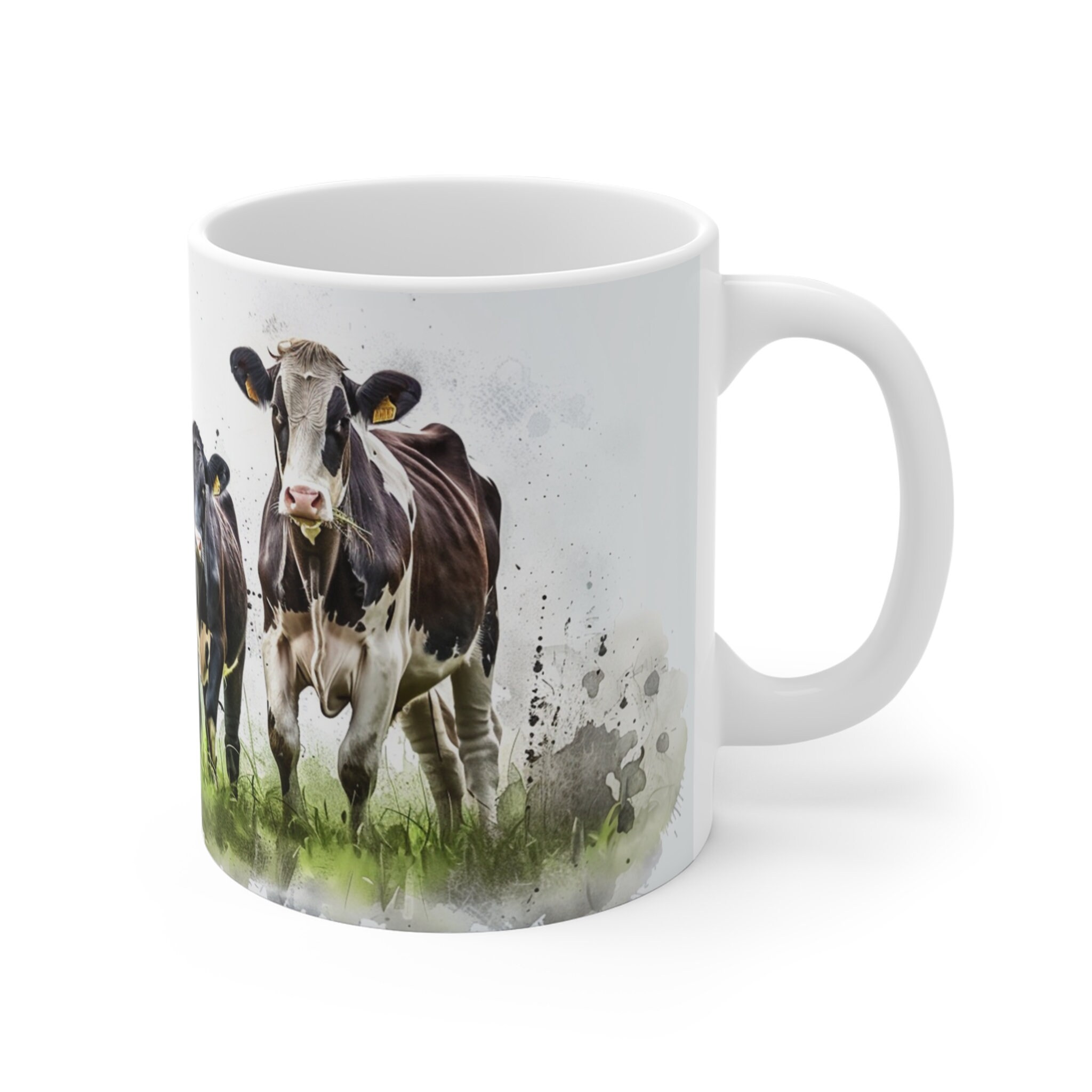 Dairy Cows Watercolour Farming Agriculture Mug Cup Gift - Etsy