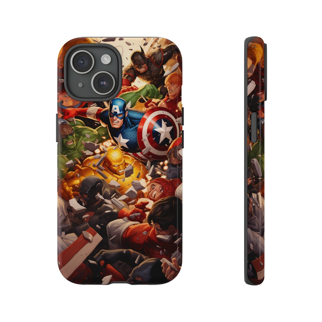 Comicon Marvel Style Superheros Phone Case Cover iPhone Samsung Google ...