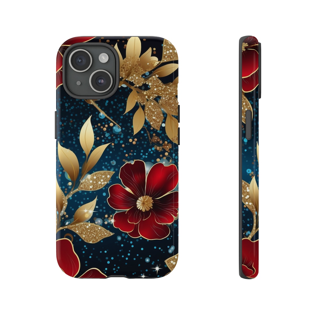 Colourful Flower Print Pattern Phone Case Cover Protector - Etsy