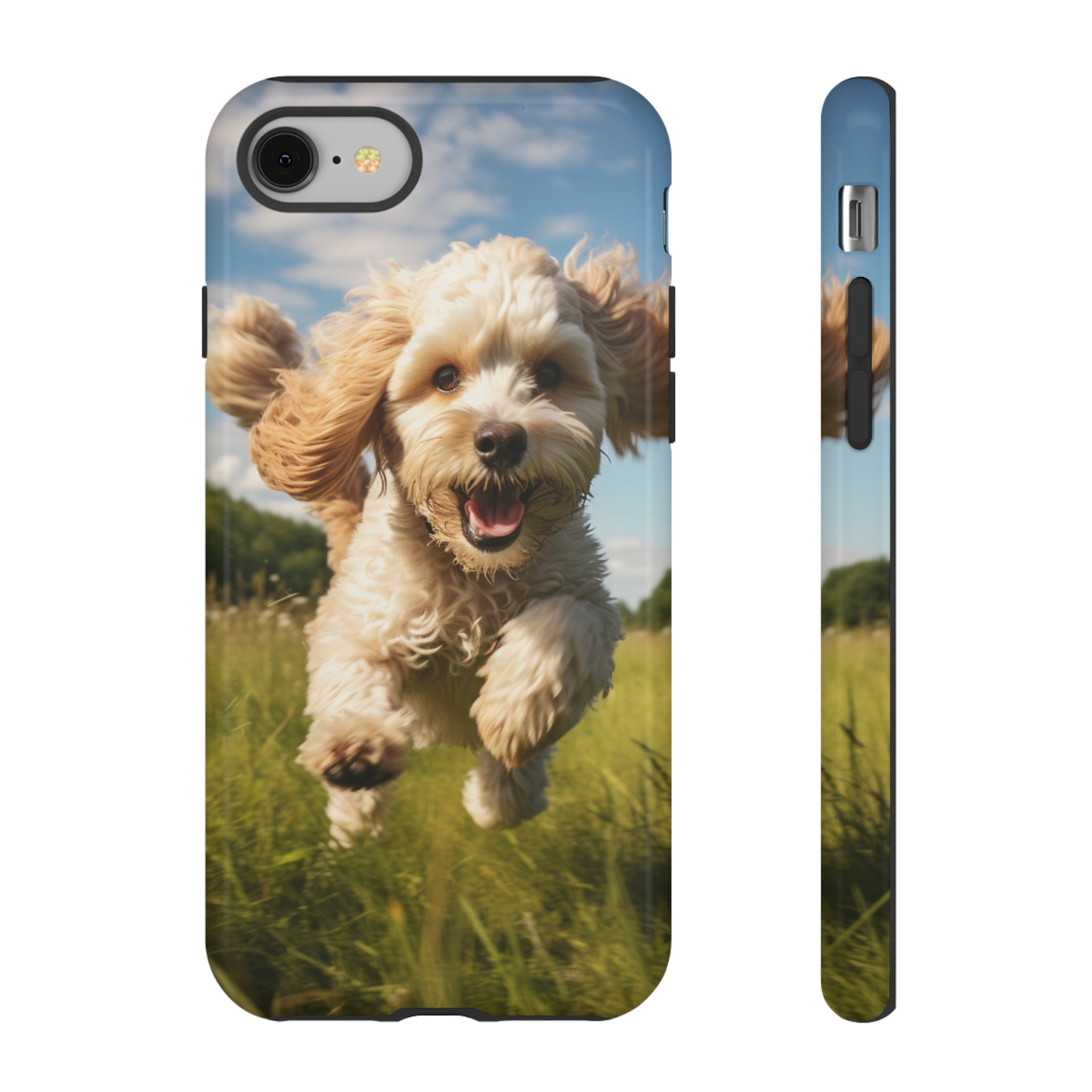 Cockapoo Dog Phone Case Protector Cover iPhone Samsung 8 9 10 11 12 13 ...
