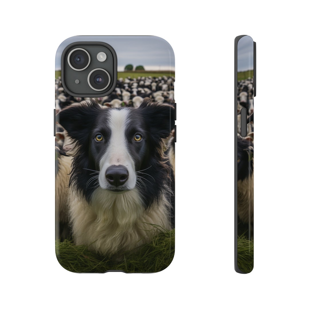 Border Collie Sheep Dog Phone Case Protector Cover iPhone Samsung 8 9 ...