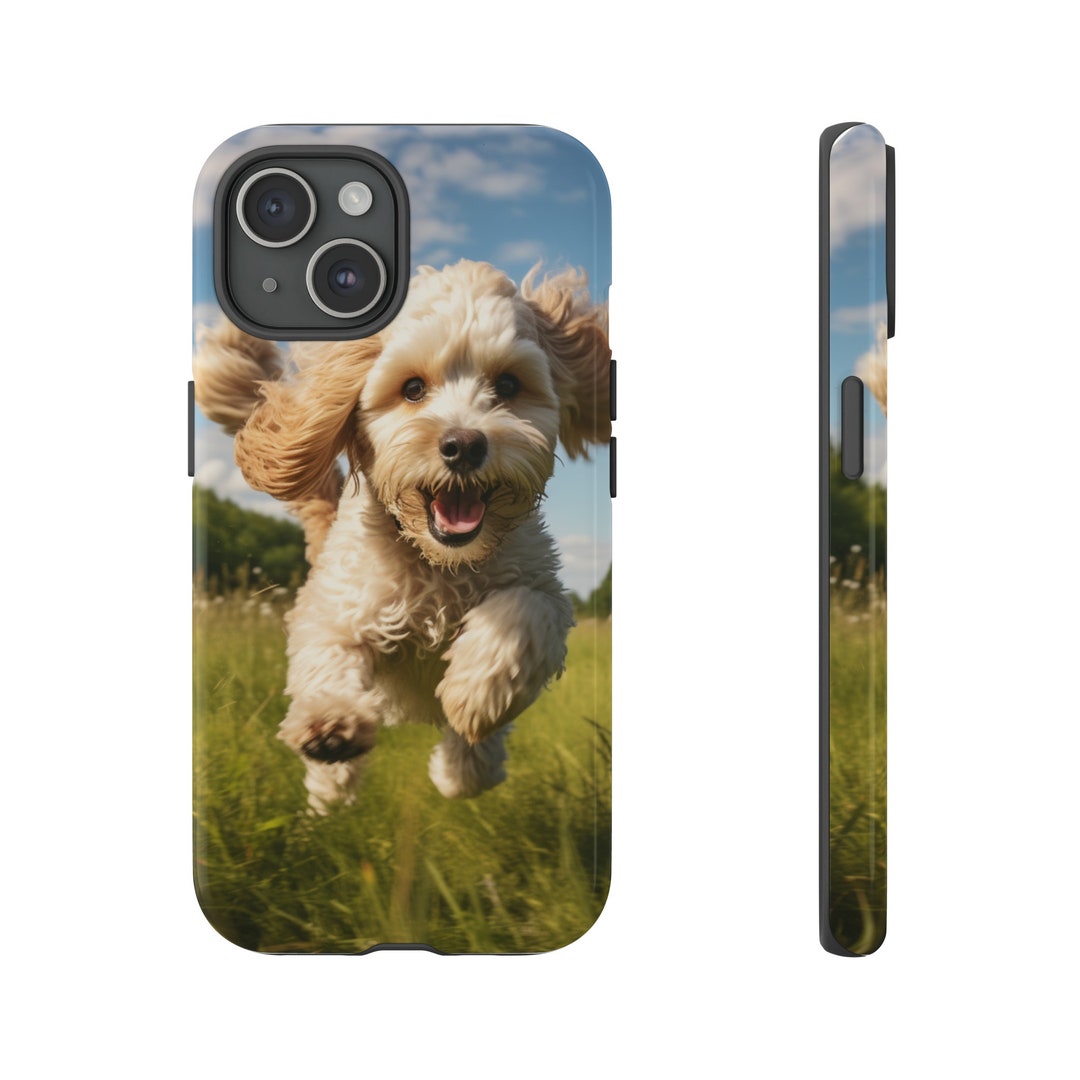 Cockapoo Dog Phone Case Protector Cover iPhone Samsung 8 9 10 11 12 13 ...