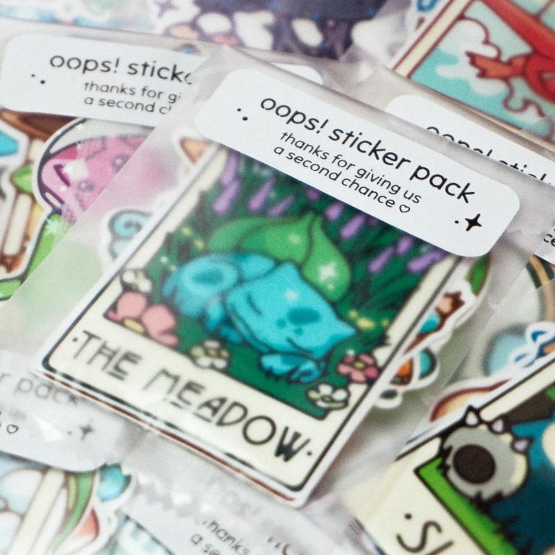 Oops Stickers - Etsy