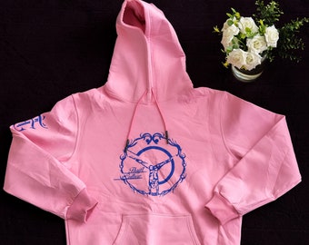 Pink Hoodie Custom Hoodies Hooded Hoodie - Etsy