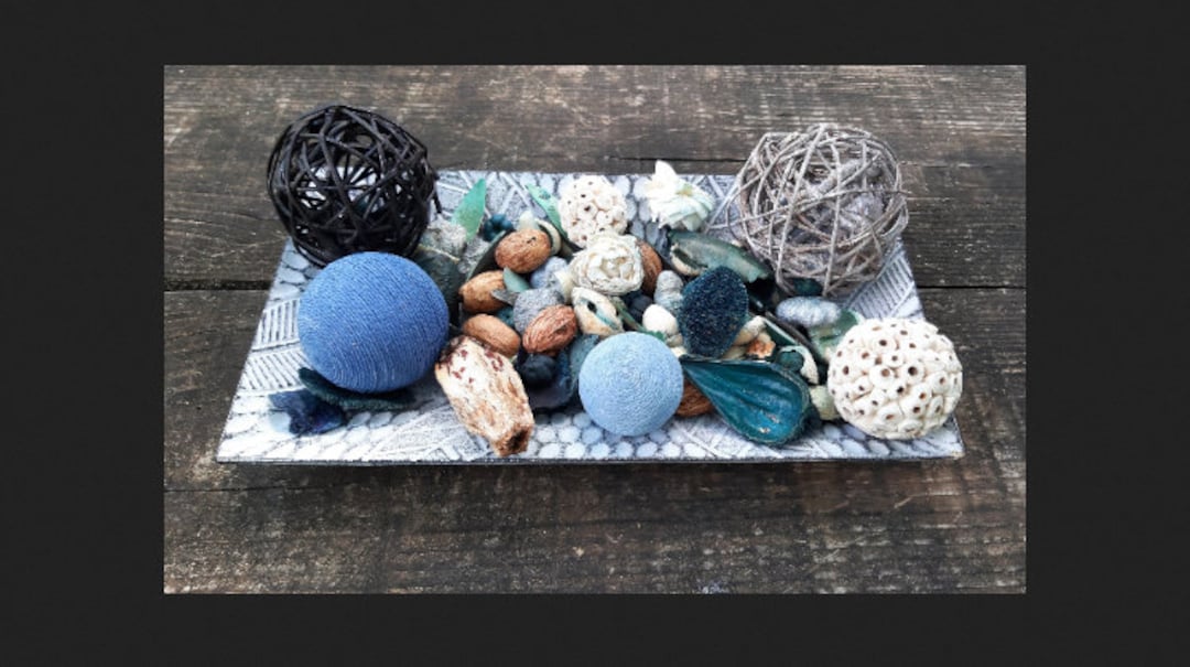 Elegant Potpourri Set, Decorative Balls, Vase Filler, Farmhouse Style ...