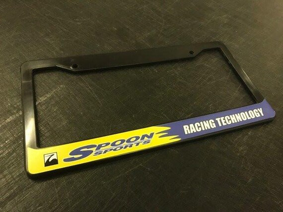 Spoon Sports License Plate Frame for Cars Trucks Vans SUV | Etsy