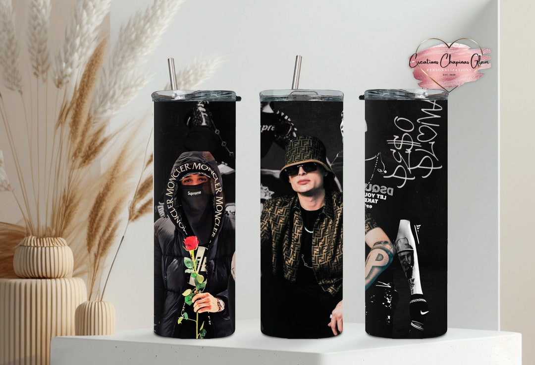 Peso Pluma El Doble P Skinny Tumbler Thermo Cups Metal - Etsy