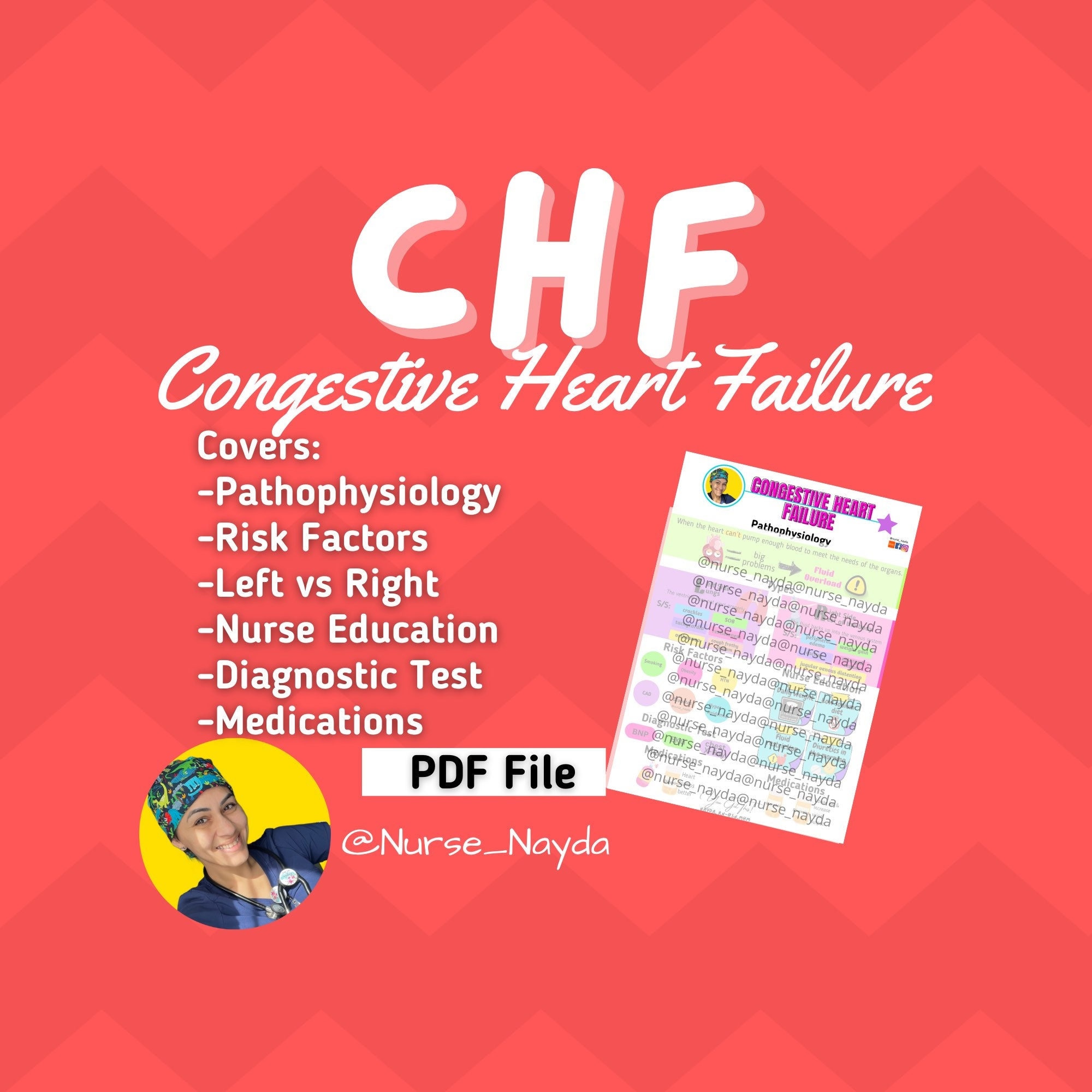 CHF, Congestive Heart Failure, Pathophysiology, Nurse School, Study ...