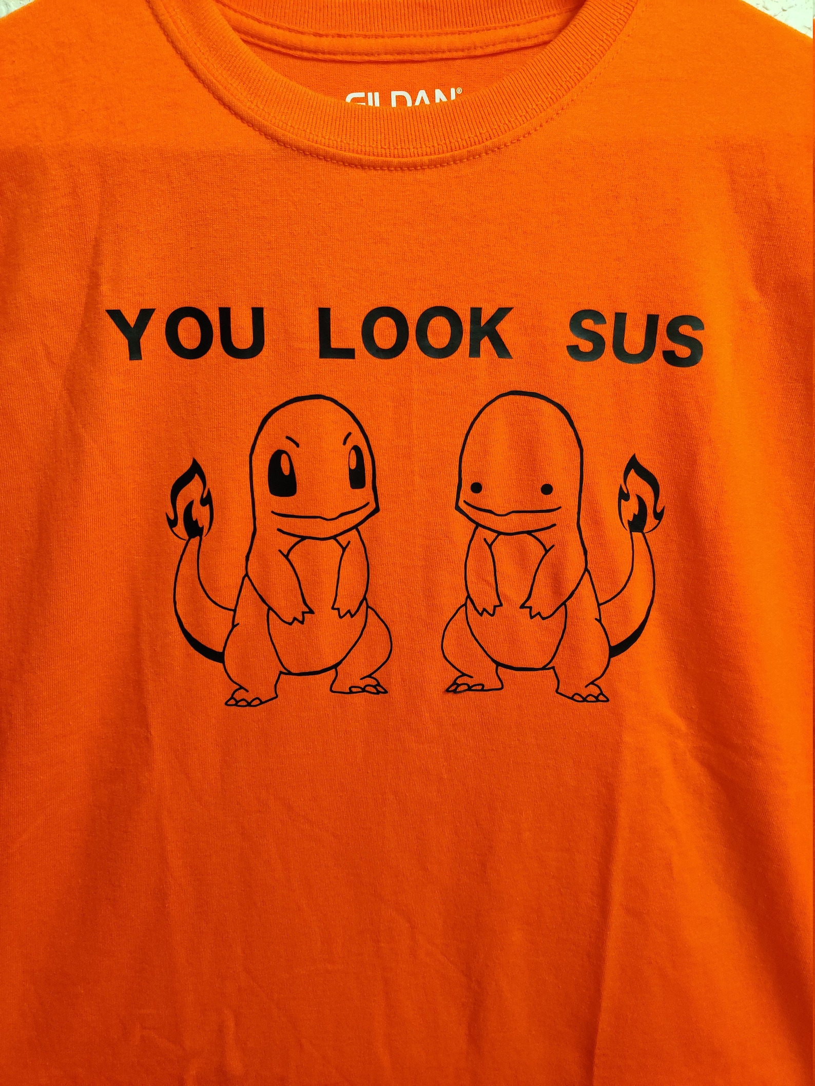 You look SUS ditto charmander youth | Etsy