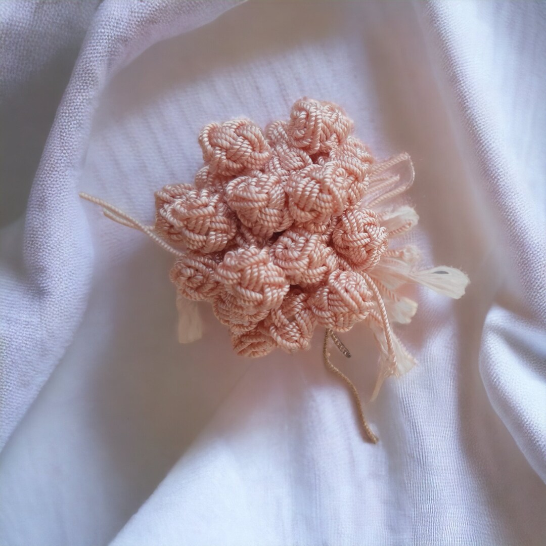 Moroccan Pink Buttons, Handmade Silk Buttons, Decorative Pink Buttons ...