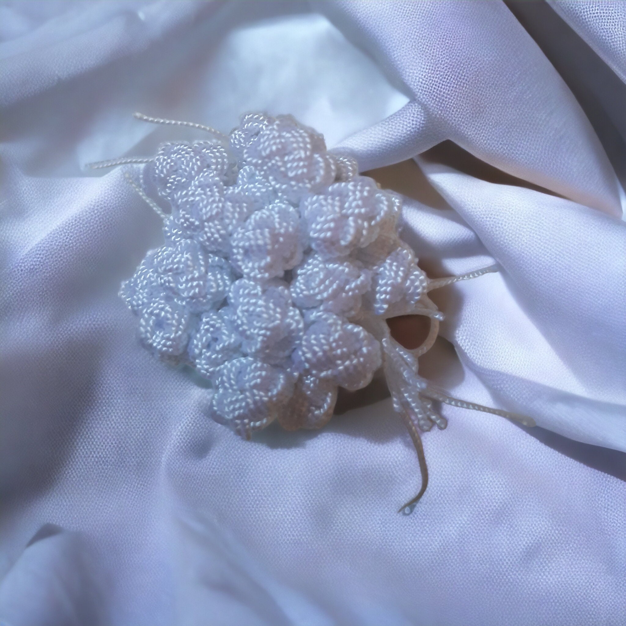 White Moroccan Silk Buttons, Handmade Moroccan Buttons, Moroccan Silk ...