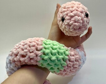 Albino Snake With Oranges Creepy Cute Illustration - Etsy