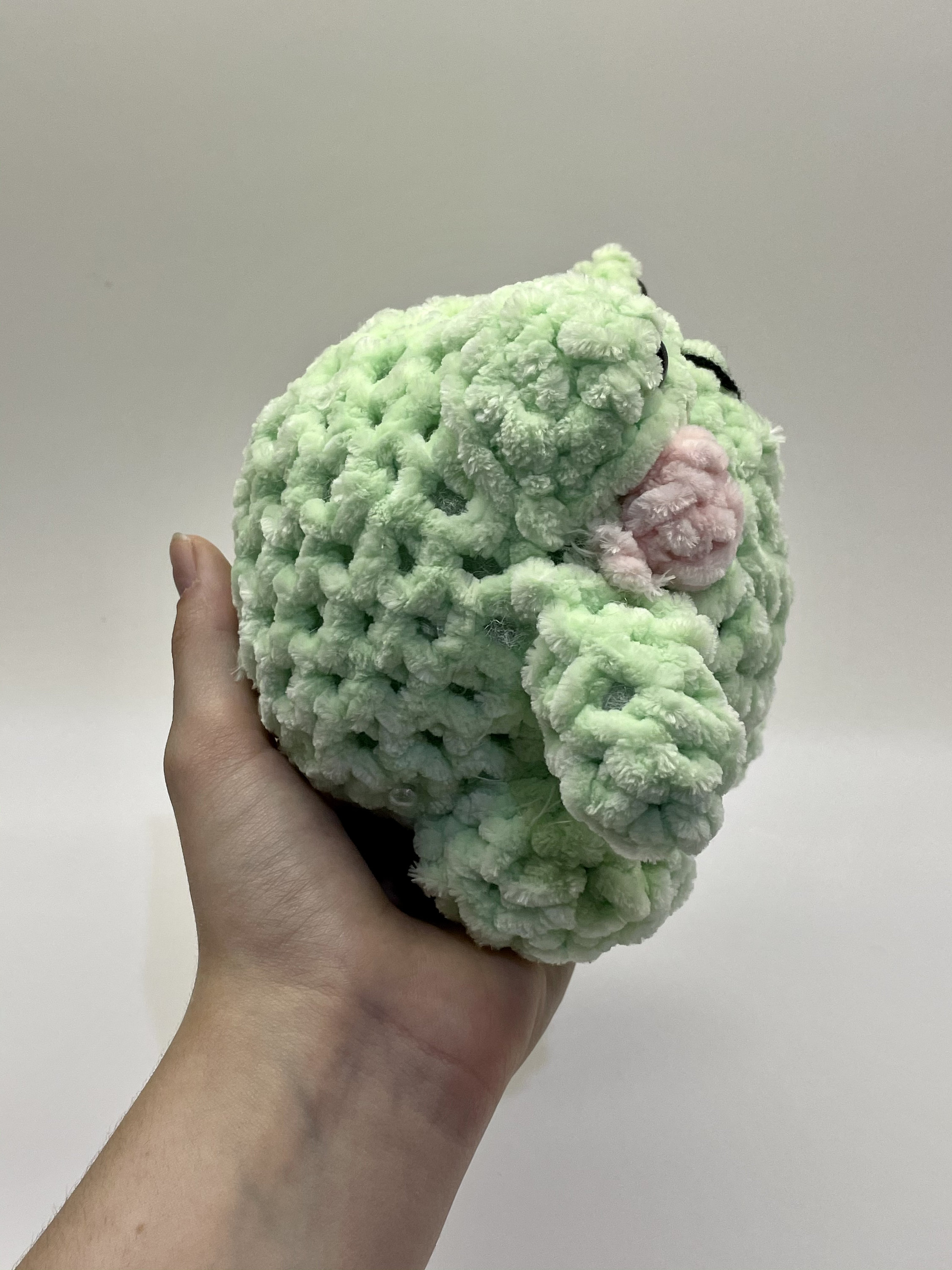 Cute Green Frog Plushie - Etsy