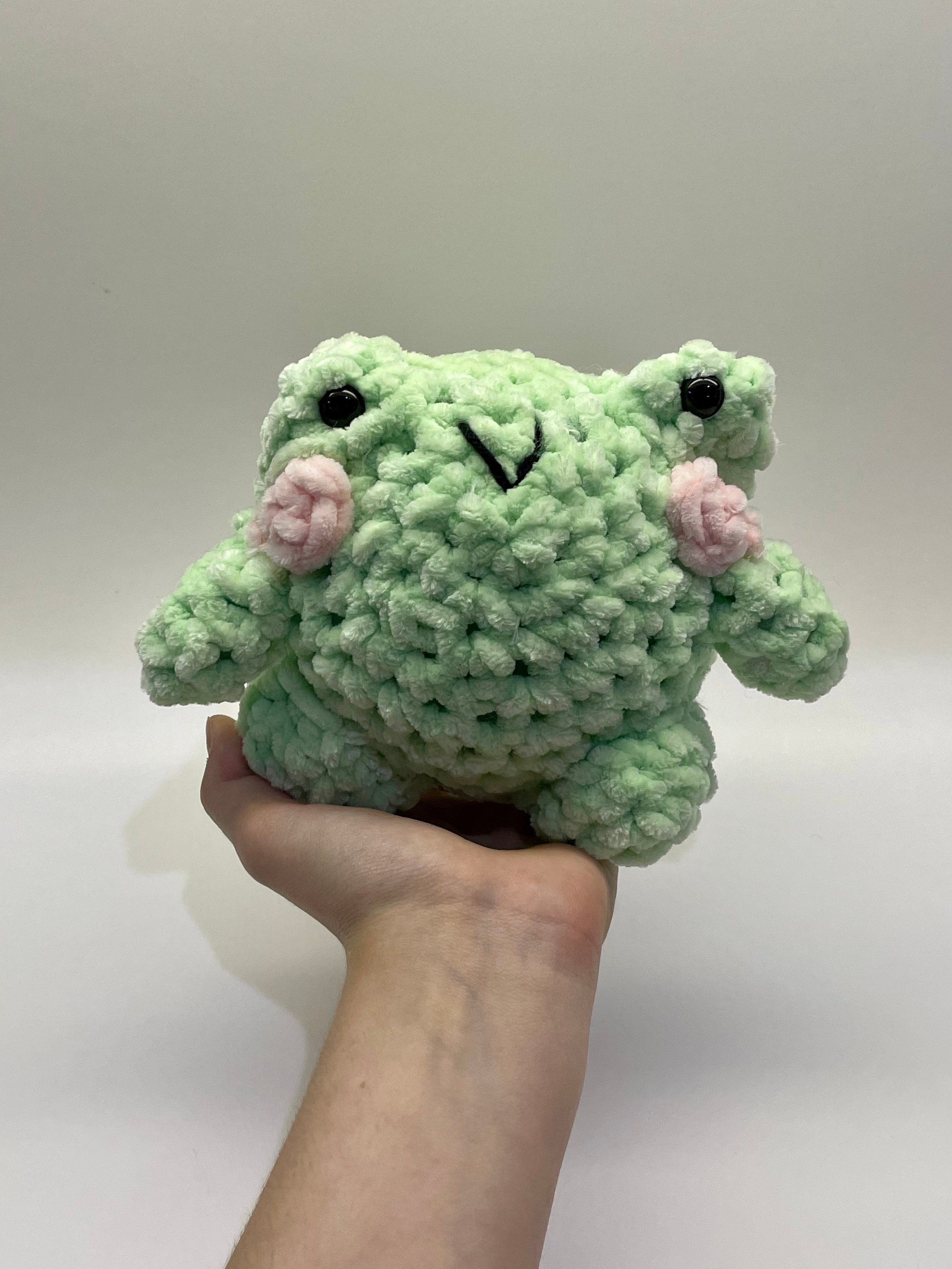 Cute Green Frog Plushie - Etsy