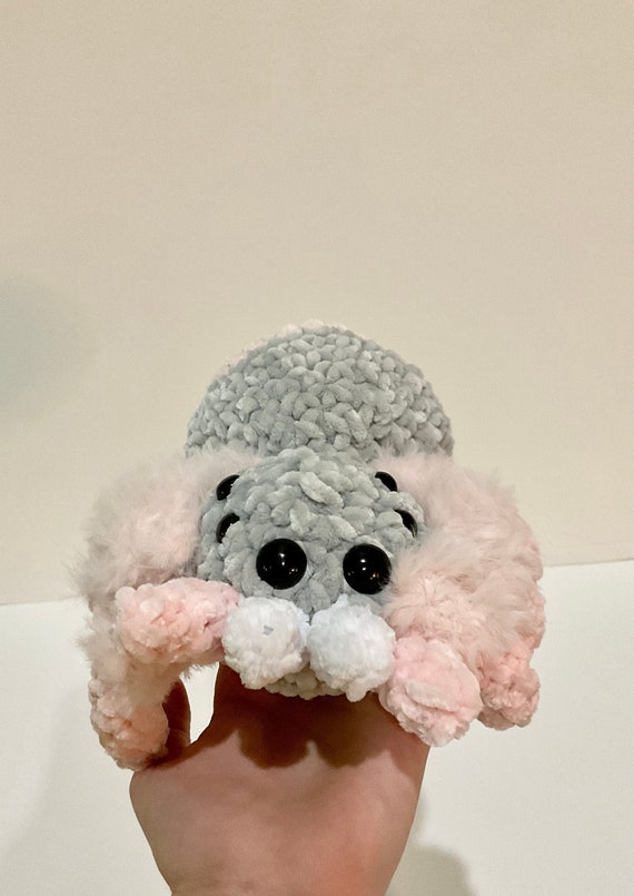 Fluffy Crochet Spider - Etsy