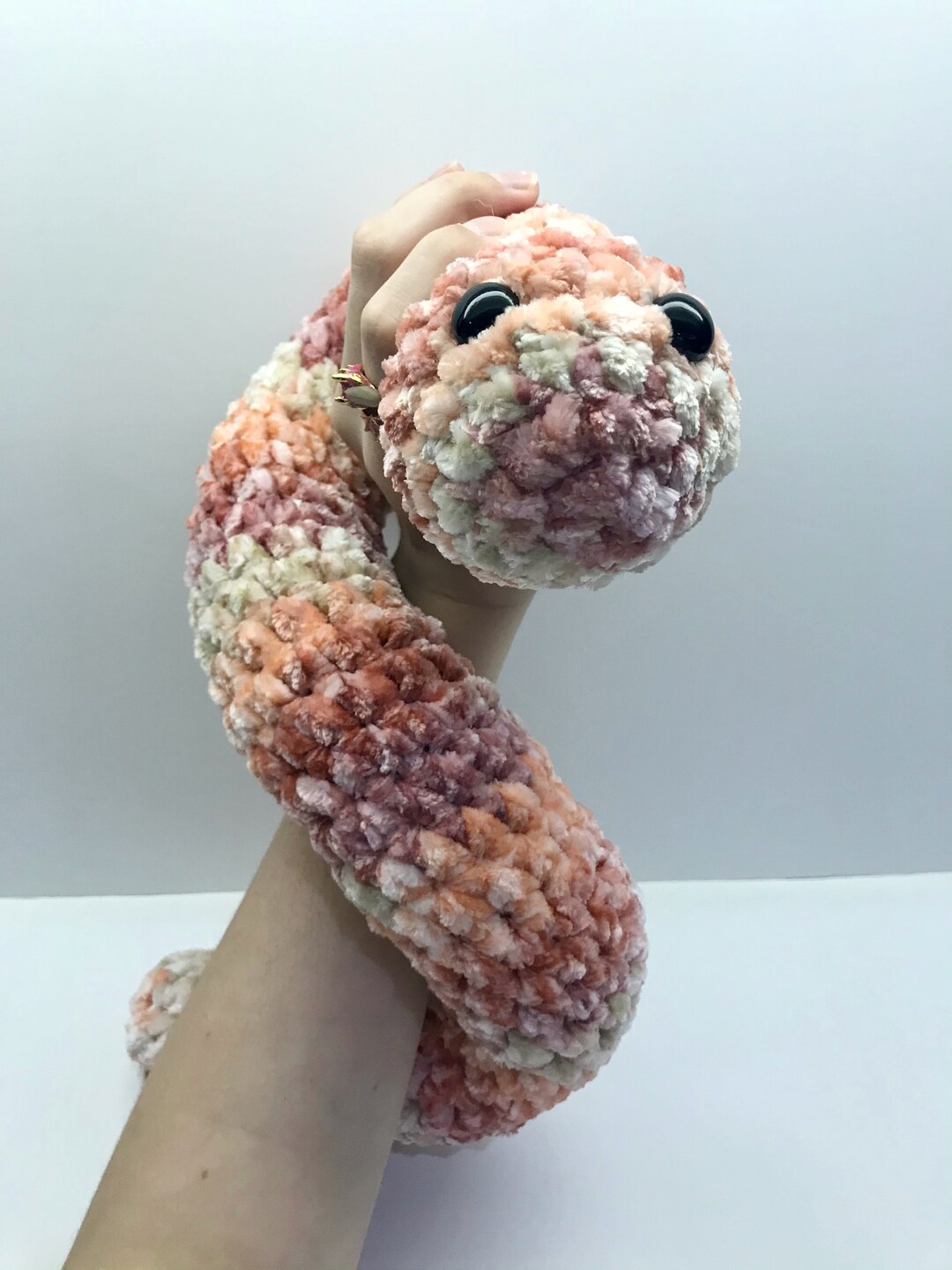 Peaches and Cream Snake - Etsy