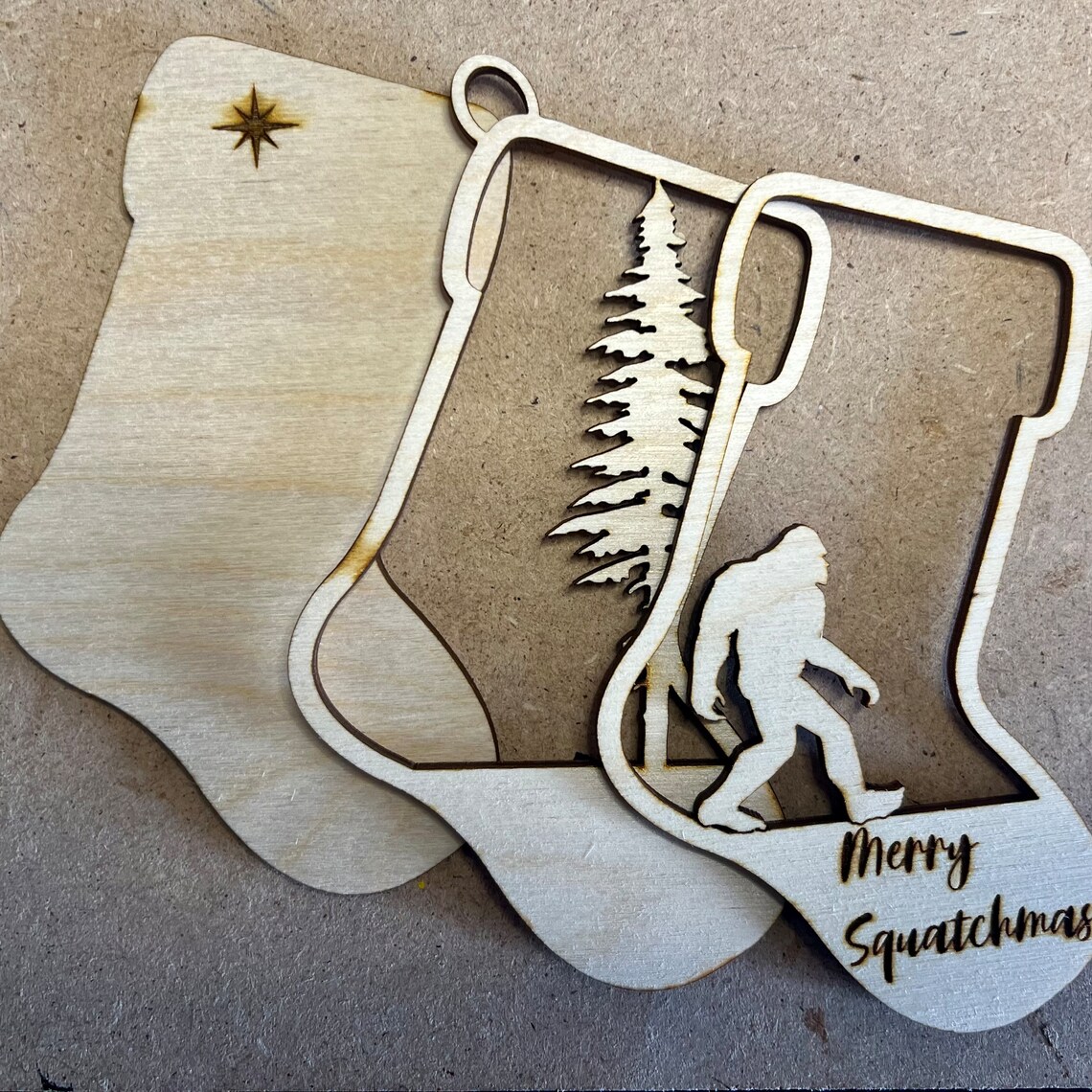 Christmas Ornament, SVG Digital Download, Glowforge, Laser Cut File - Etsy