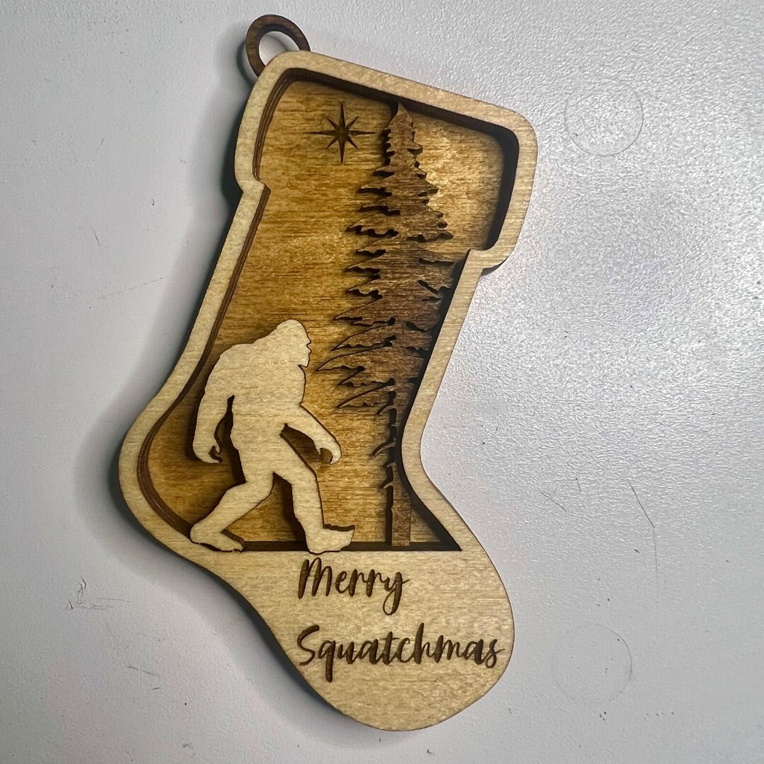 Christmas Ornament, SVG Digital Download, Glowforge, Laser Cut File - Etsy