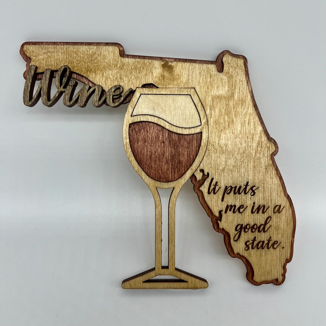 Florida wine AND Beer Puts Me in a Good State SVG Digital Download ...