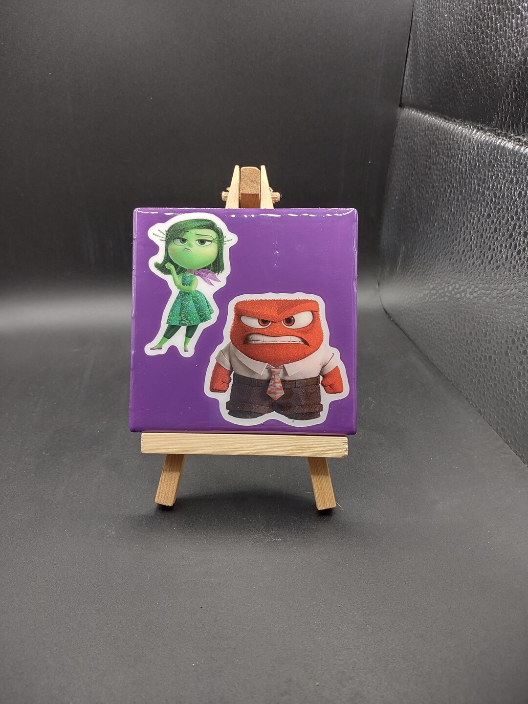 Inside Out Anger and Disgust Square Tile Coaster - Etsy