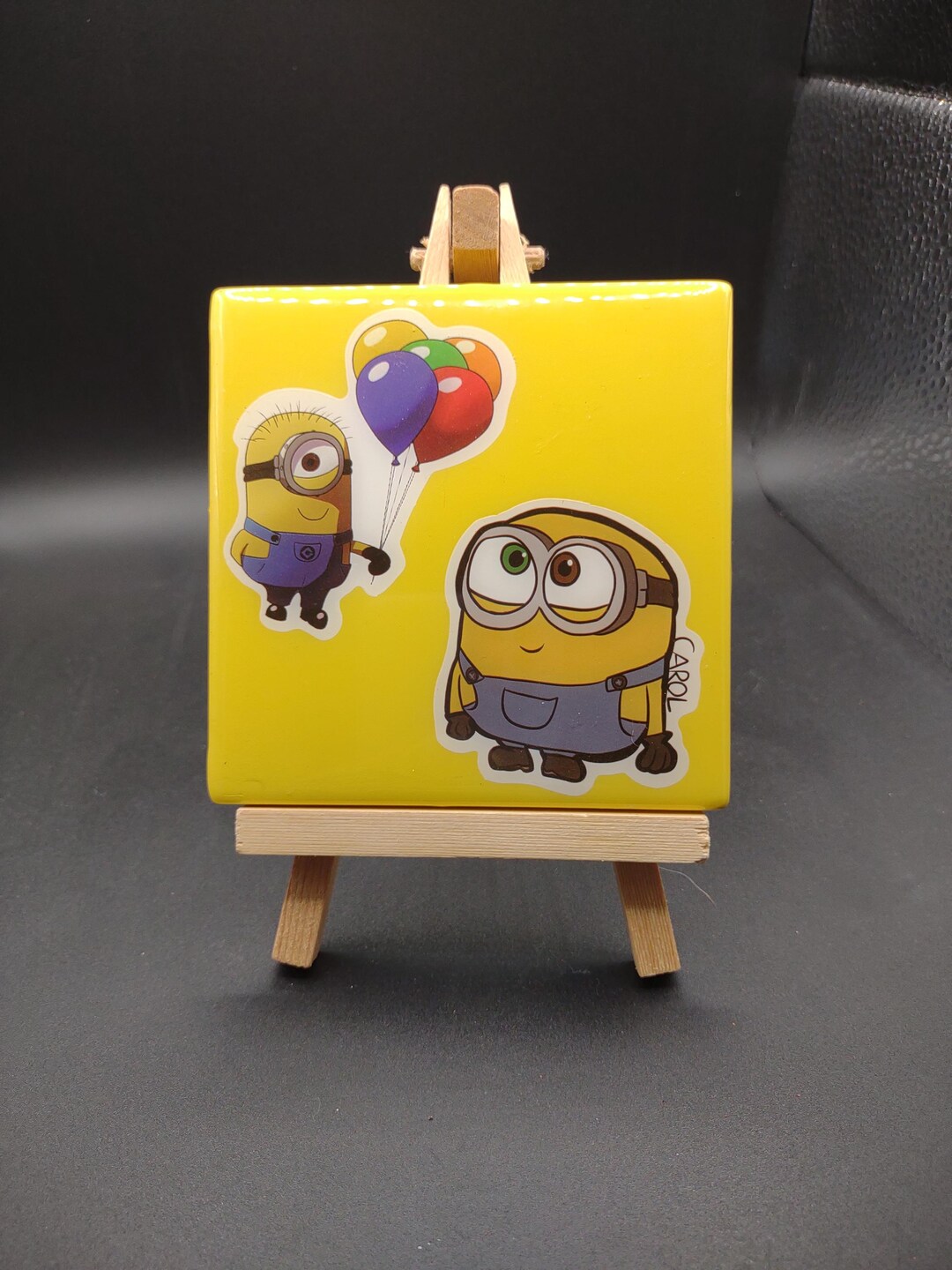 Minions #2 Square Tile Coaster - Etsy