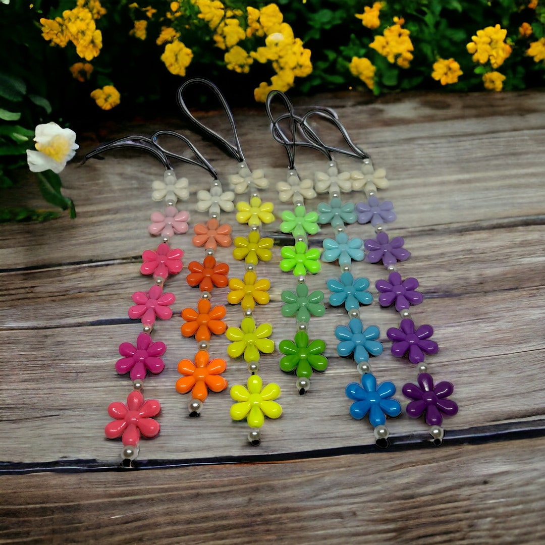 Rainbow Flower Phone Charm | Pastel Colored Phone Accessories | Flower ...