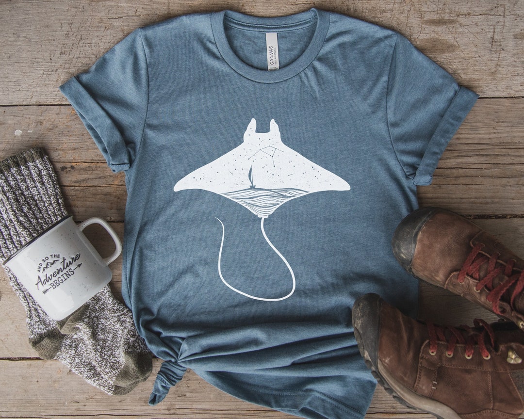 Marine Biology Shirt, Ocean Lover Shirt, Beach Shirt, Manta Ray Shirt ...