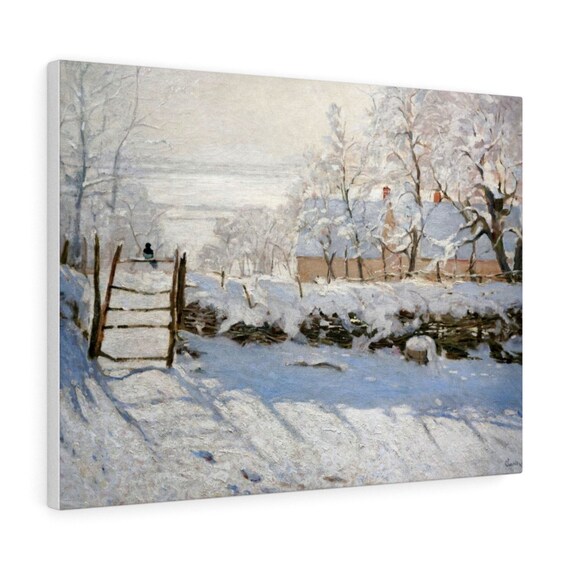 Portrait Vintage Famous French Painting of Magpie by Winter | Etsy