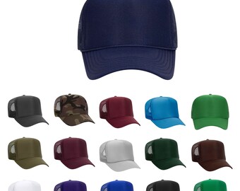 5 Panel Crown Hat - Etsy