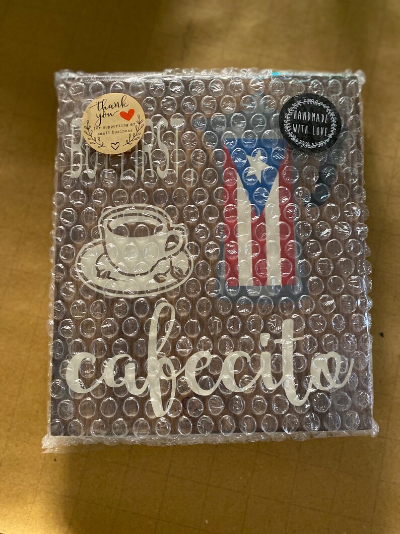 But First Cafecito Sign Puerto Rico Flag Coffee Lovers - Etsy