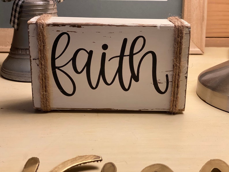Wood Block Signs , Faith , Home Decor , Holiday Decor , Christmas Decor ...