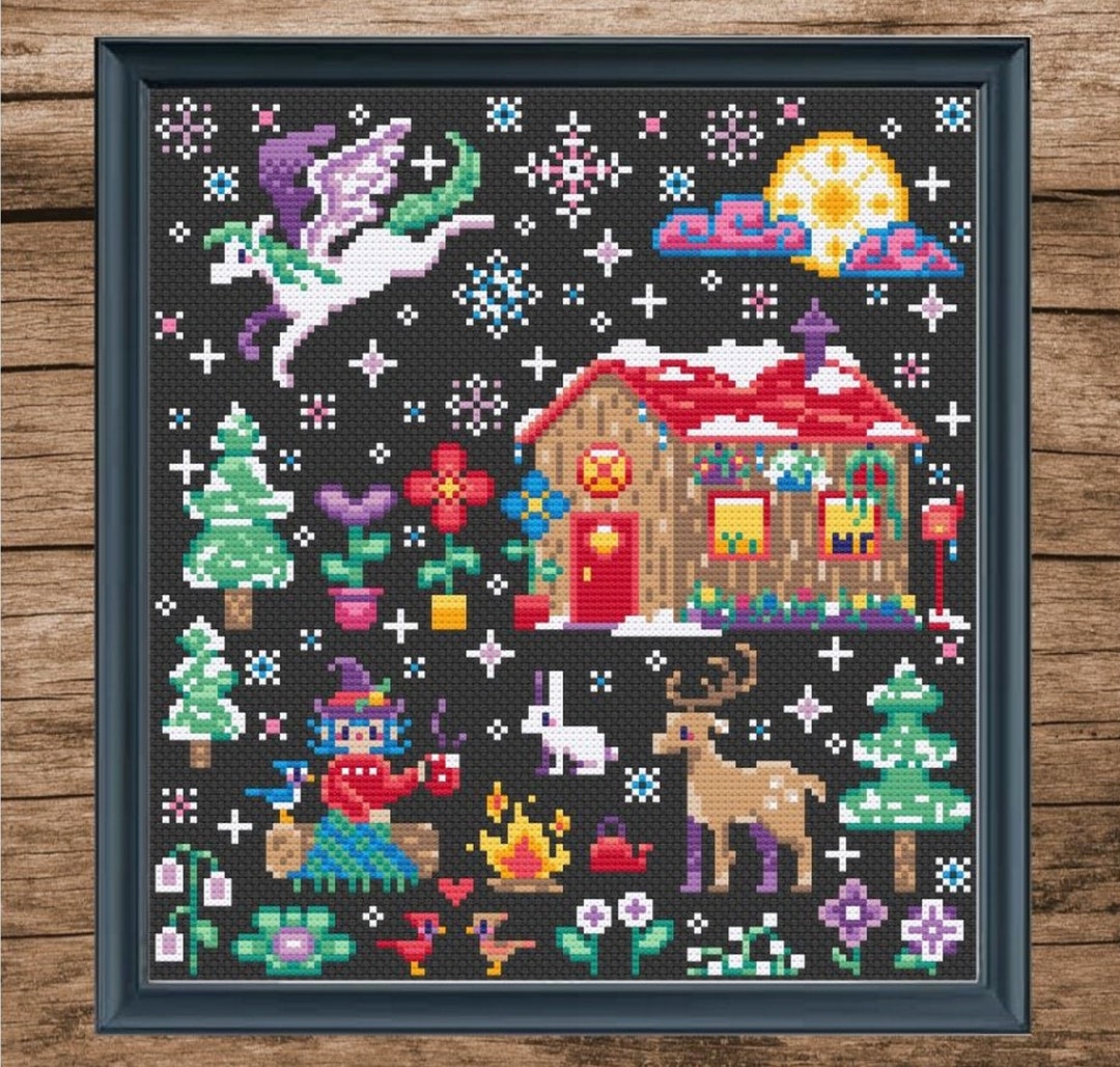 Winter Magic - Seasonal Magic Series - Cross Stitch Pattern PDF - Etsy